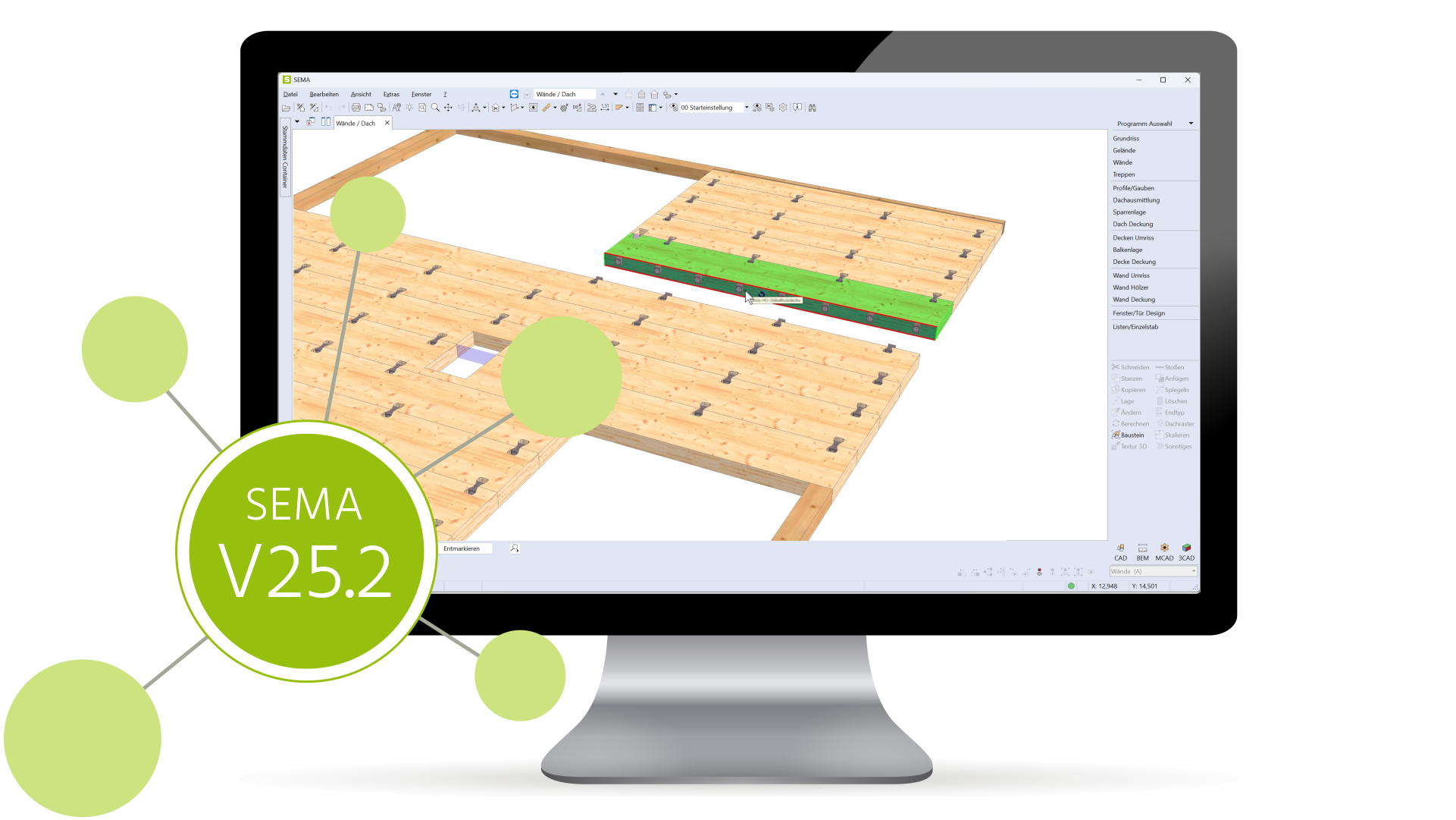 Software pro navrhování konstrukcí | 2D/3D CAD/CAM | SEMA
